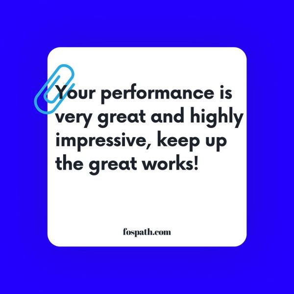 83 Overall Performance Comments, Evaluations and Appraisals for Staff ...